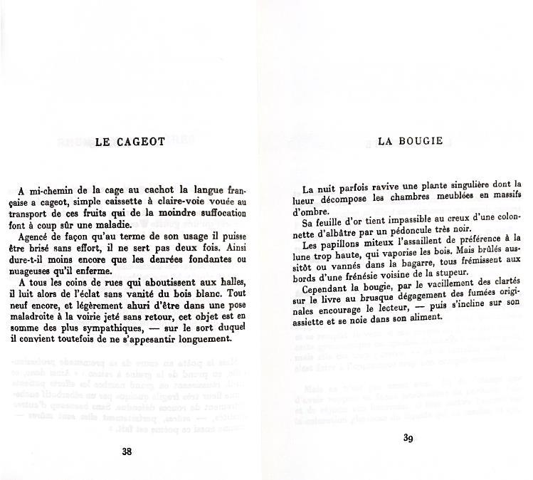 Francis Ponge | Arclithium